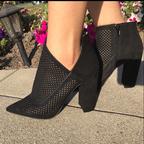 Shoes | New Rare Perforated Booties 65 | Poshmark